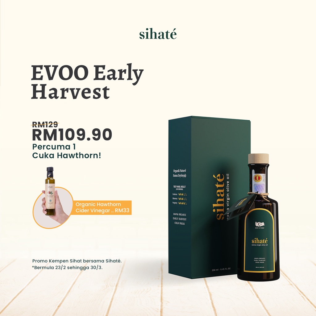 SIHATÉ EXTRA VIRGIN OLIVE OIL | MINYAK ZAITUN EXTRA-VIRGIN (EVOO ...