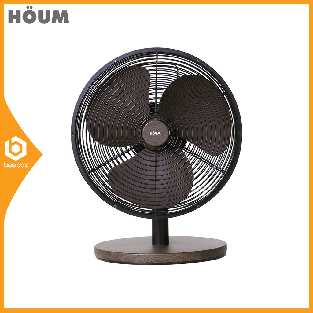 Houm S12D Table Desk Fan Vintage Style Design 3 Blades 3 Speed S-Series ...