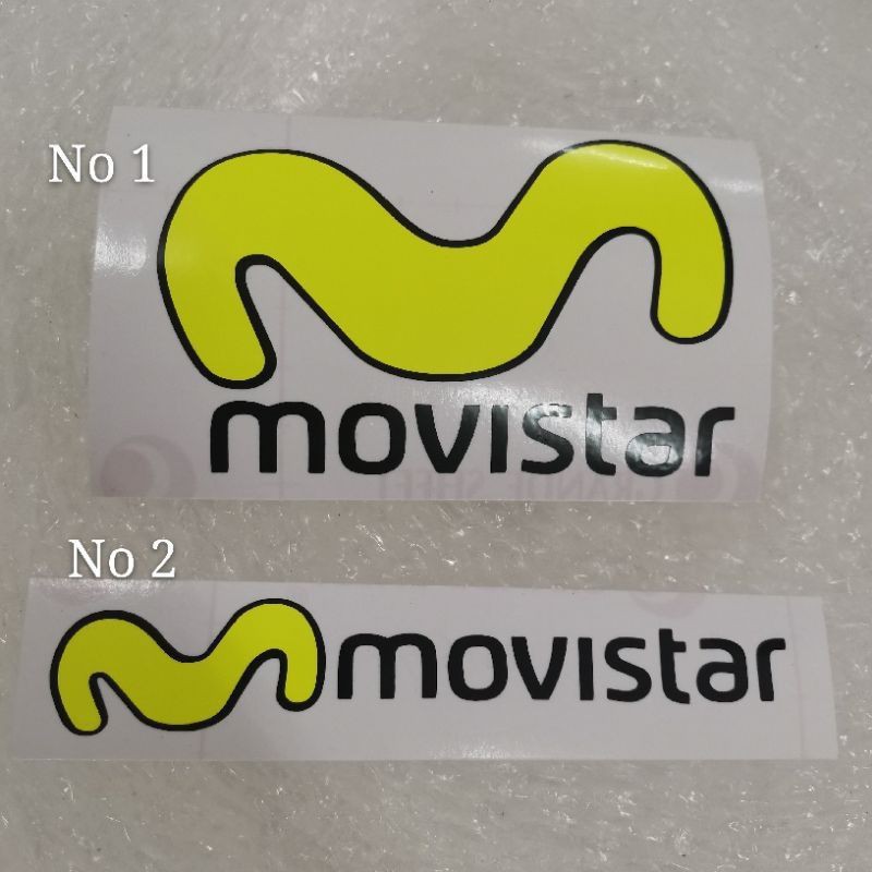 STICKER CUTTING MOVISTAR YELLOW FLUORESCENT | Shopee Malaysia