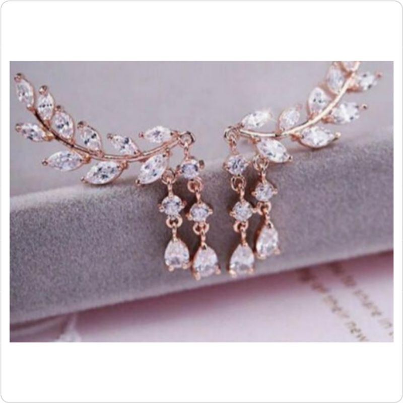 Crystal leaves design | Shopee Malaysia