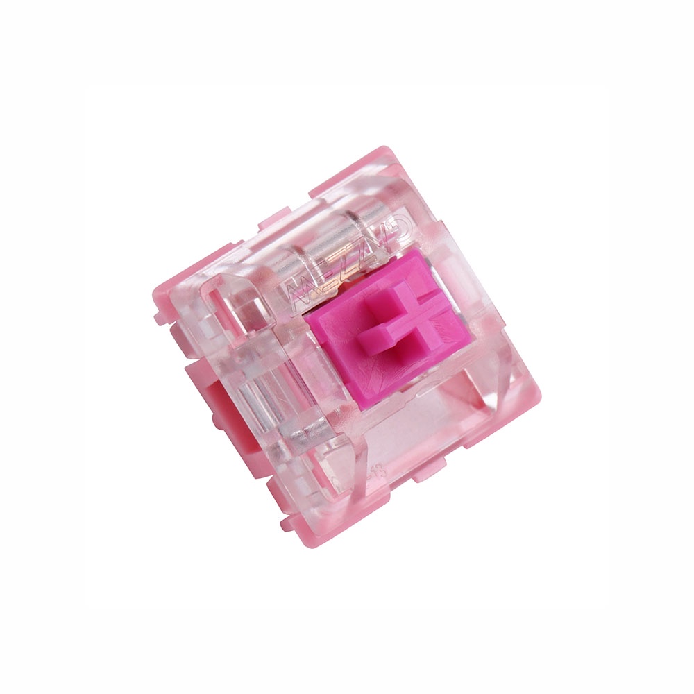Gazzew Boba gum pink silent Linear Bobagum RGB for Mechanical keyboard custom switch 5pin 52g ...