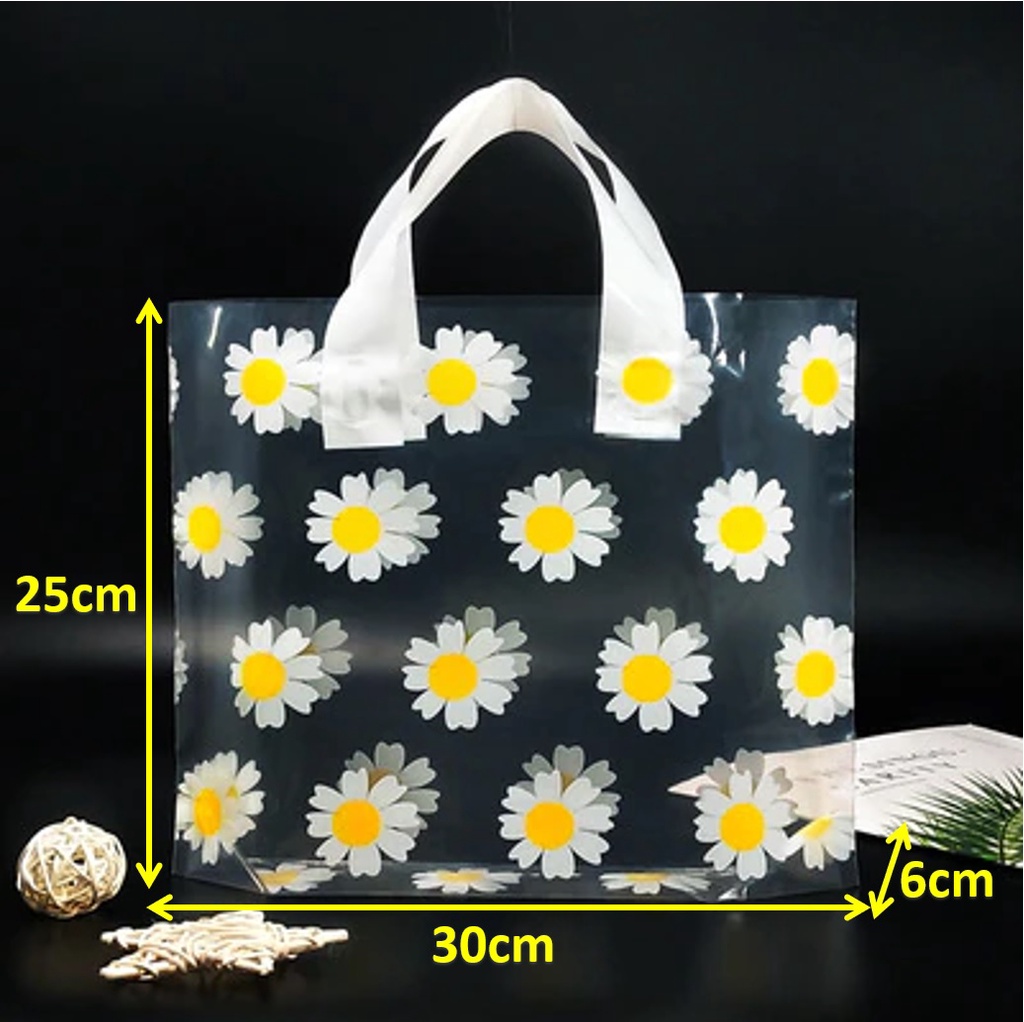 Thank You Plastic Bag (+-50pcs)S Size-30x25cm or 35x30cm/Plastik bag ...