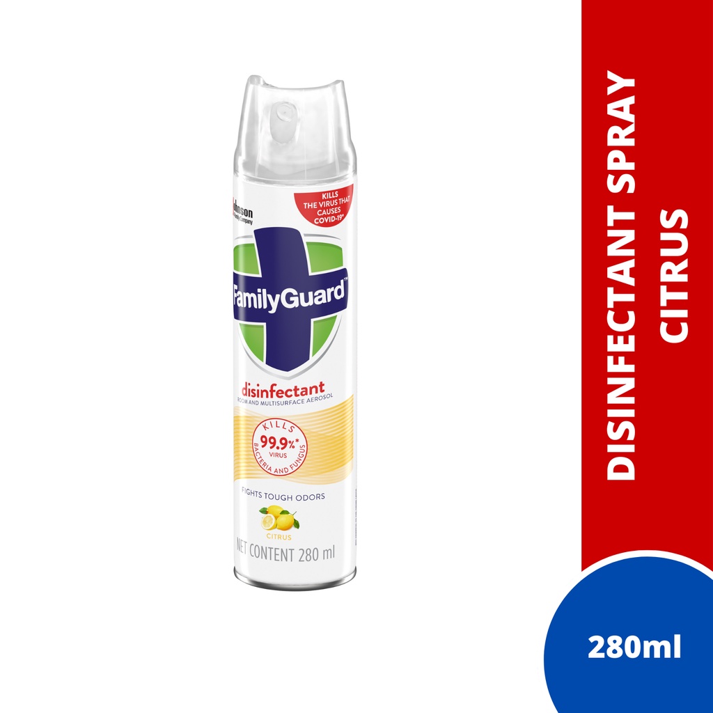 Family Guard Disinfectant Spray Citrus (280ml) | Shopee Malaysia
