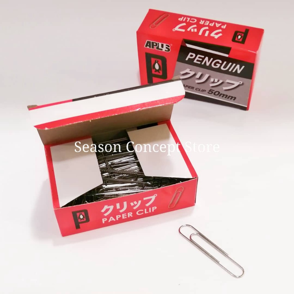Penguin Jumbo Gem Paper Clips 50mm PC50 / Jumbo Paper Clips / Klip ...