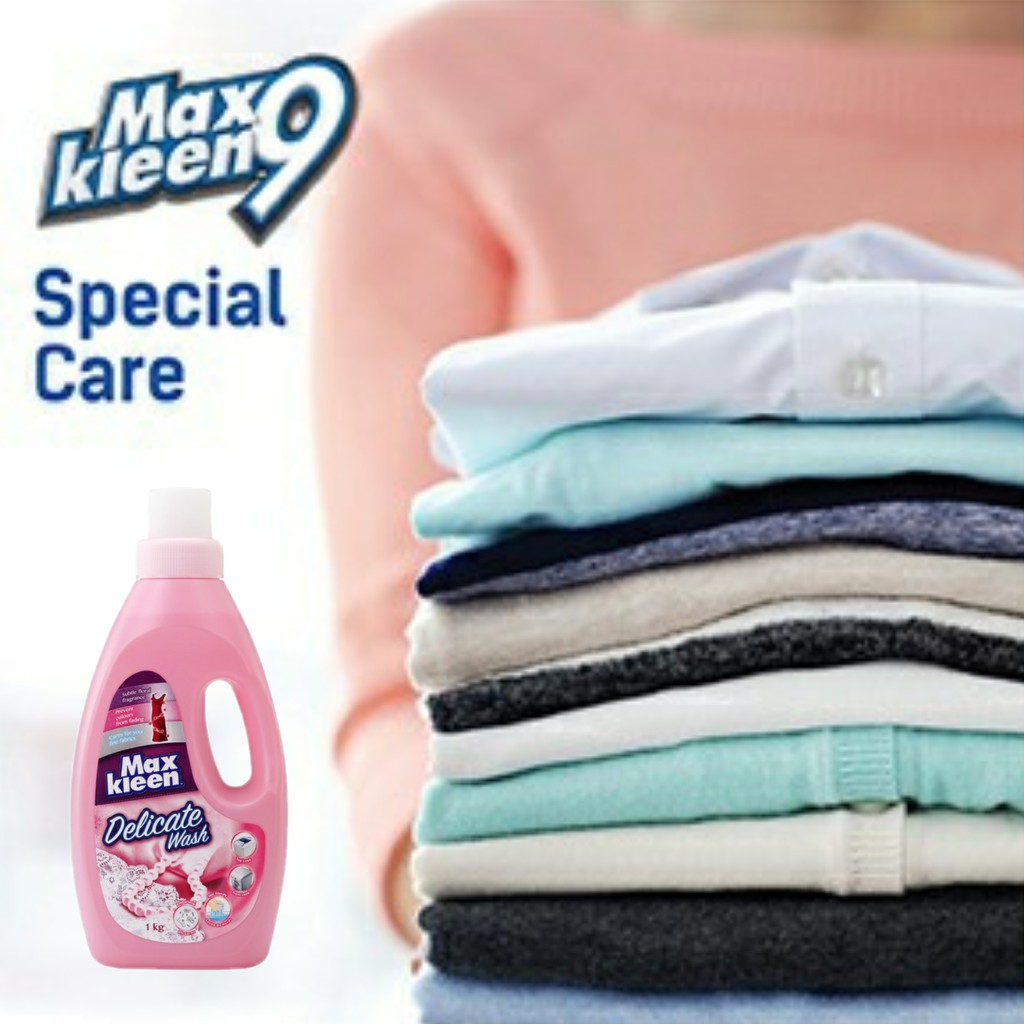 MaxKleen 9 Delicate Wash Liquid Detergent 1 kg | Shopee Malaysia
