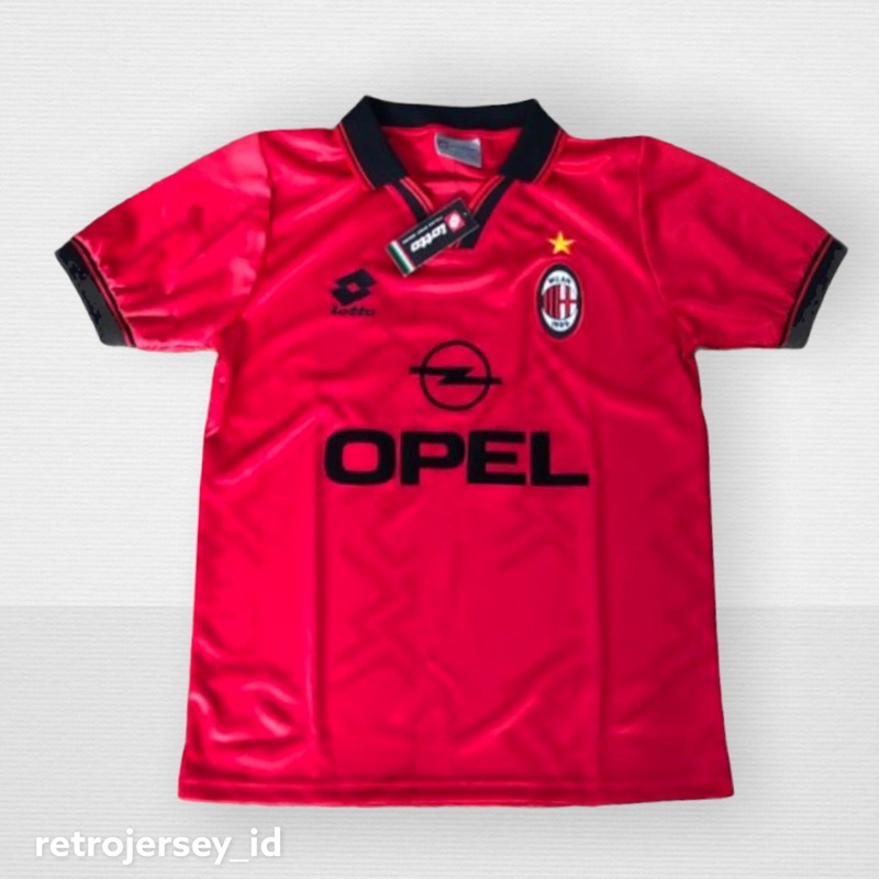 Milan Fourth retro Jersey 96/97 OPEL/Classocjersey/retro/blockcore ...