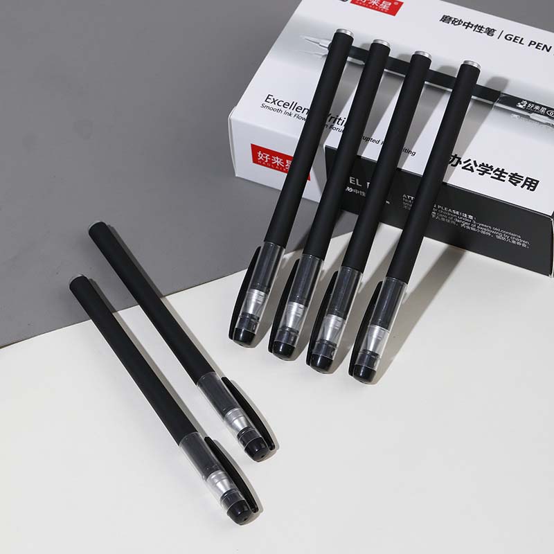 Simple Matte Gel Pen Student Pen Study Gift School Supplies | Shopee ...