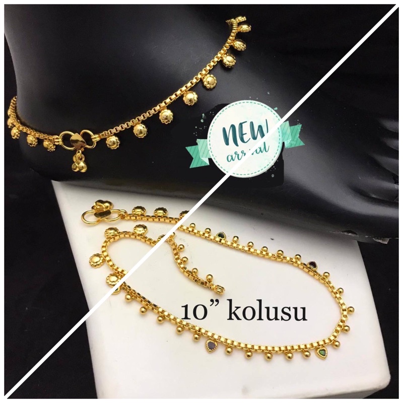 RoMaz Single Drop Designer Kolusu (Anklet) | Shopee Malaysia