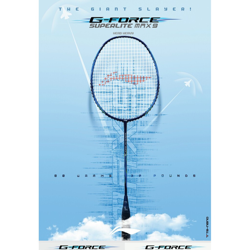 LI-NING G-FORCE SUPERLITE MAX 9 (NEW MODEL) | Shopee Malaysia