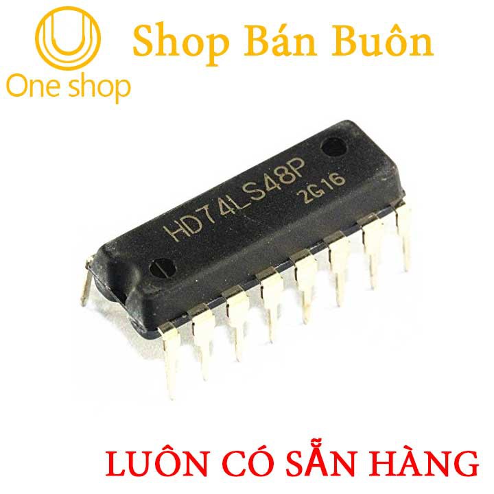 Component 74LS48 BCD to 7-segment Decoder/Driver DIP16 | Shopee Malaysia
