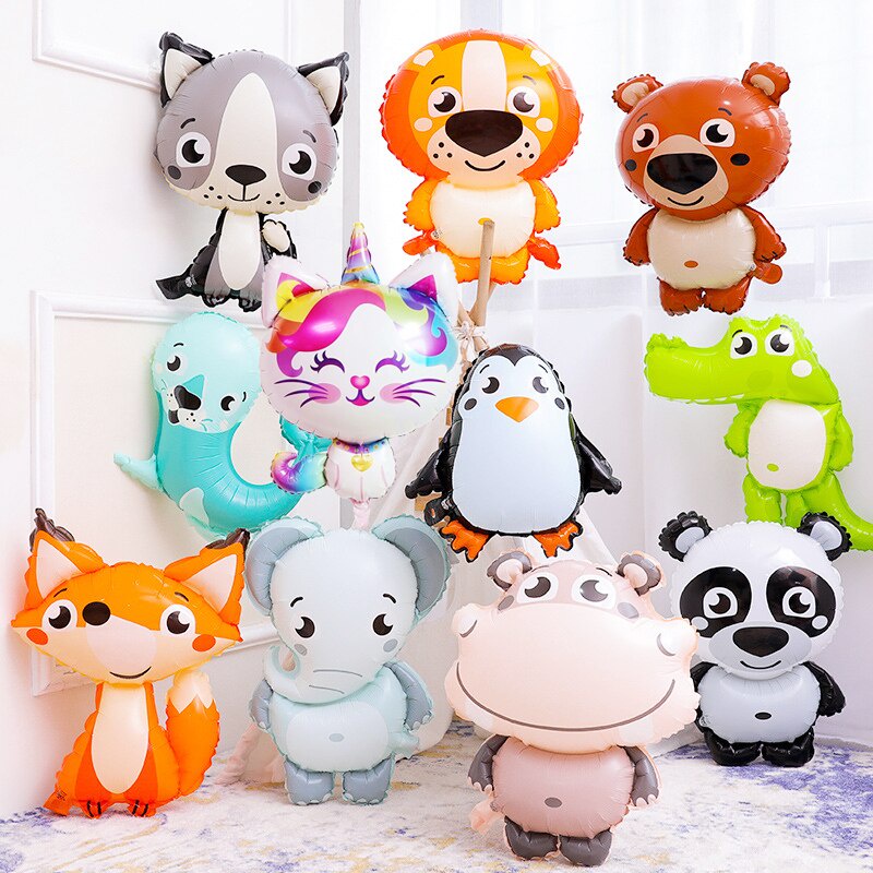 Animal aluminum foil balloon bear balloon birthday balloon birthday ...