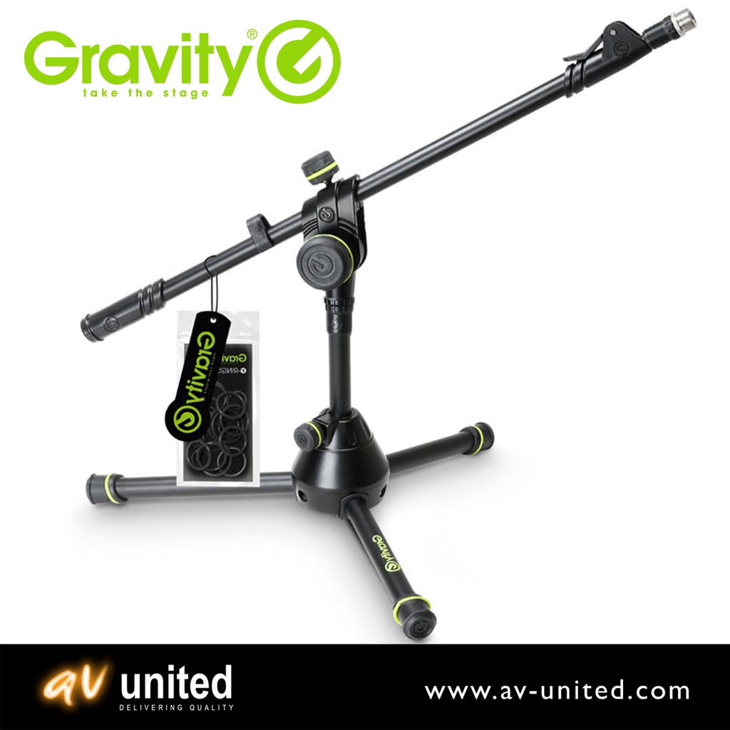 Gravity GMS3122HDB Short Heavy Duty Microphone Stand with Folding ...