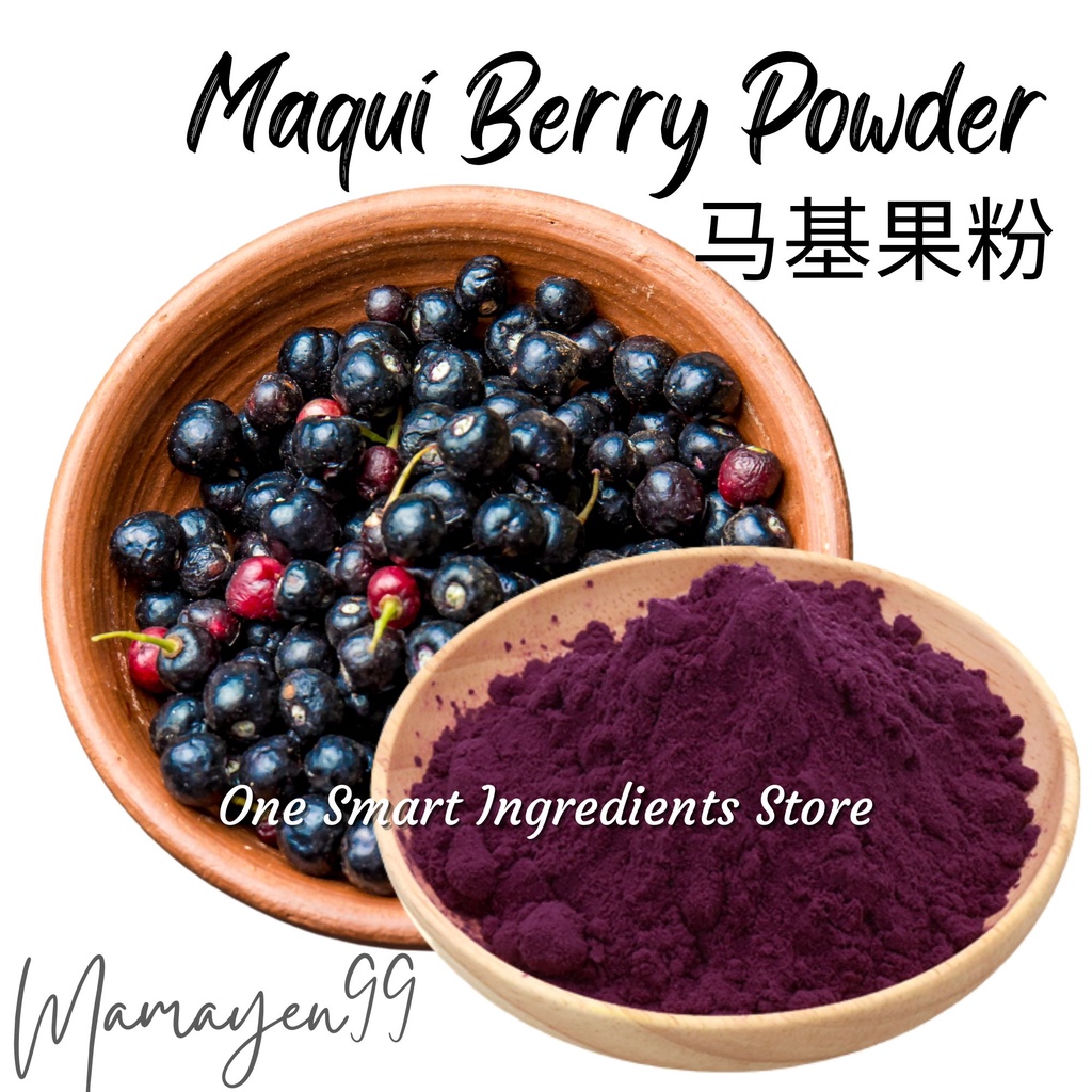 Maqui Berry Powder 马基莓粉- Serbuk Maqui Beri - Blueberry, Raspeberry ...