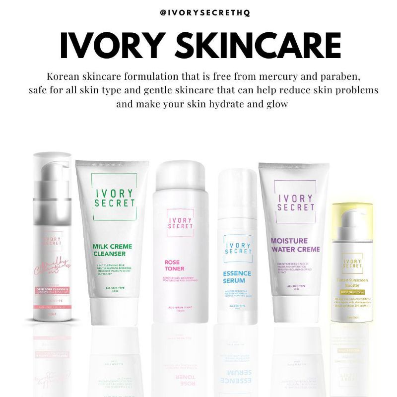 IVORY SECRET || SKINCARE LOOSE || HUGE SIZE || NEW! | Shopee Malaysia