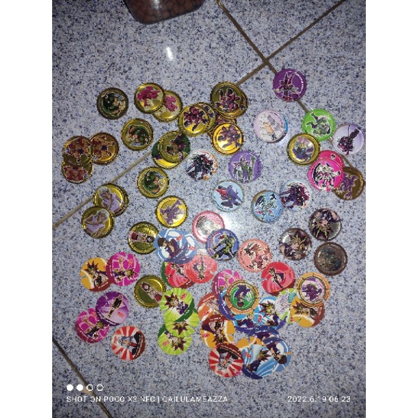 09-07-2024 tazos Yugioh Metallic yu-gi-oh Spin Duel Monster pokemon ...