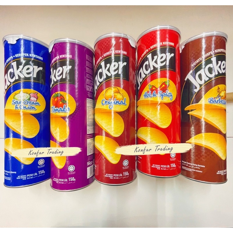 ORIENTAL / JACKER / POTATO CRISPS / ORIGINAL / SPICY / SOUR CREAM / BBQ ...