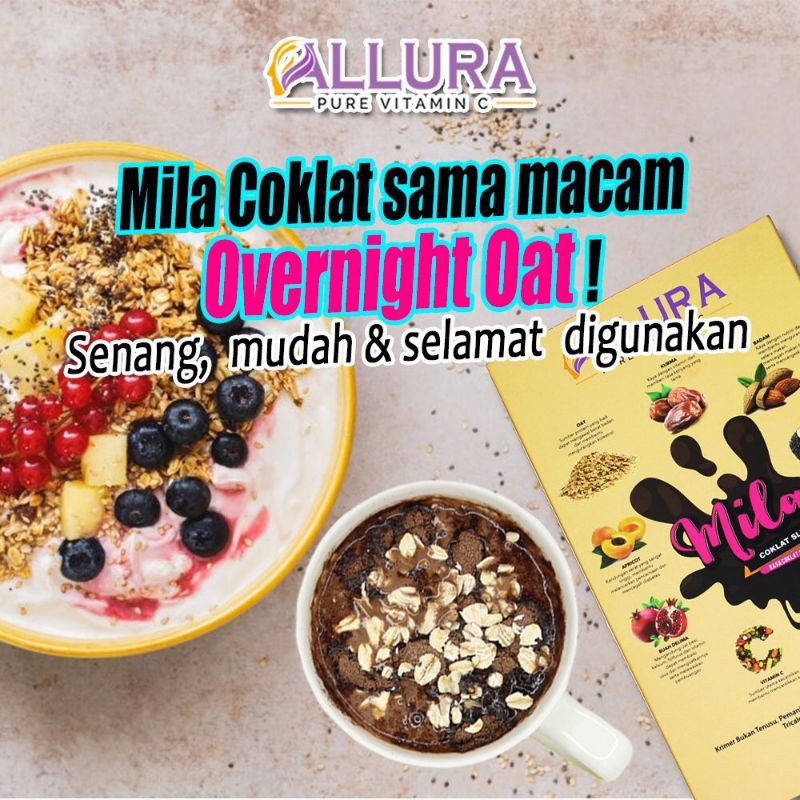 (READY STOCK) MILA Coklat Oat 1box + Free shaker 🥤 | Shopee Malaysia