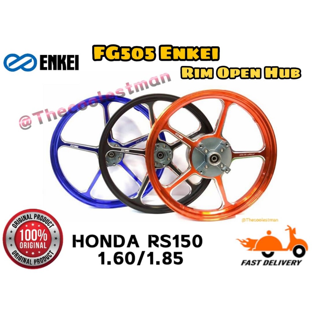 🔥Ready Stock🔥(NEW STOCK 2021) ENKEI FG505 RS150 Sport Rim Forged OPEN ...