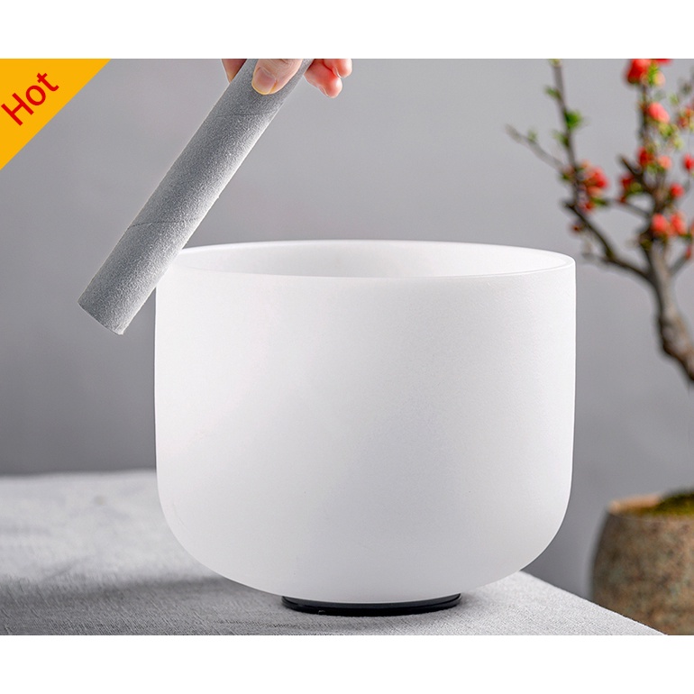 crystal bowl 432Hz 440Hz singing Yoga Sound Introduction Manual Musical ...