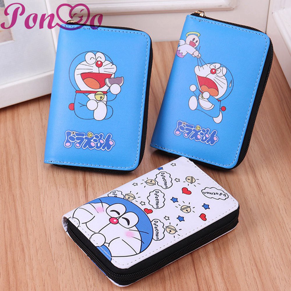 Pretty Girls Handbag Doraemon Wallet Cute Cartoon Coin Purse | Shopee ...