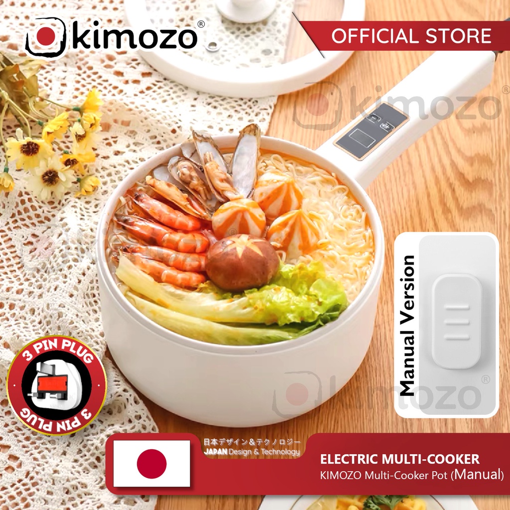 KIMOZO Electric Multi Cooker Cooking Pot With Ceramic Non-Stick Surface ...