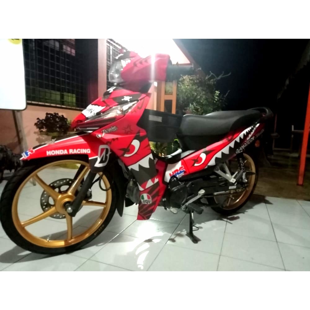 MOTOR STICKER ALPHA V2 HONDA FULL BODY | Shopee Malaysia