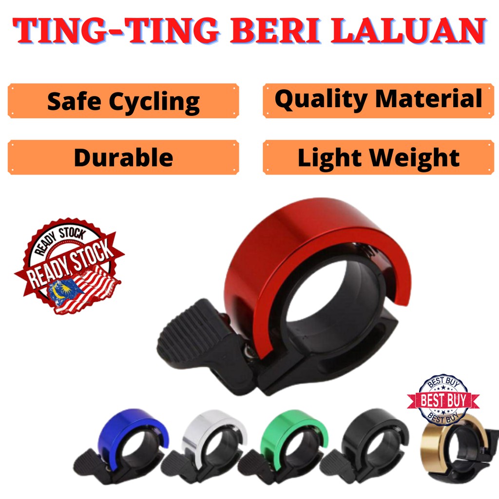 🔥Ready Stock🔥Kayuhan Selamat Ting-Ting Loceng Basikal Bell Bike Alarm ...