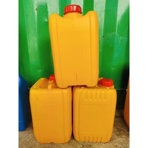Tong Terpakai Foodgrade Plastik Used Jerrycan 10Liter 20Liter 25Liter ...