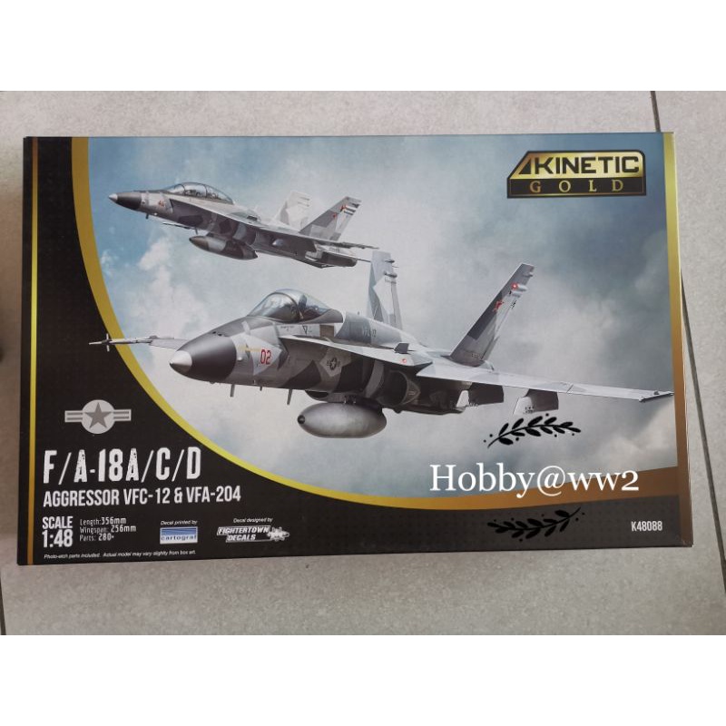 KINETIC GOLD F18D F/A-18A/C/D 1/48 k48088 | Shopee Malaysia
