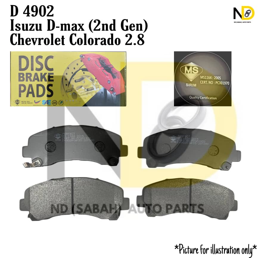 ISUZU D-MAX ( 2ND GEN ) (08") / CHEVROLET COLORADO 2.8 D4902 FRONT ...