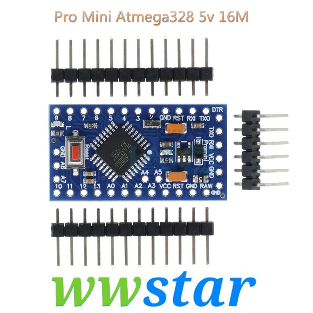 Arduino Compatible Pro Mini Atmega328P 5V 16MHz | Shopee Malaysia