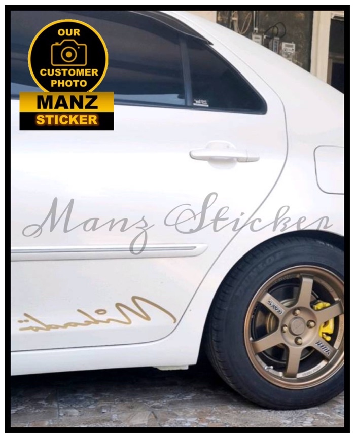[24 HOURS SHIP] STIKER MIKADO SIGNATURE 1 PAIR (2PCS) / CAR STICKER ...