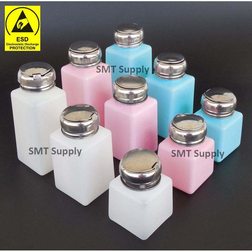 ESD Alcohol Dispenser Bottle / IPA Container / Press Bottle for Alcohol ...