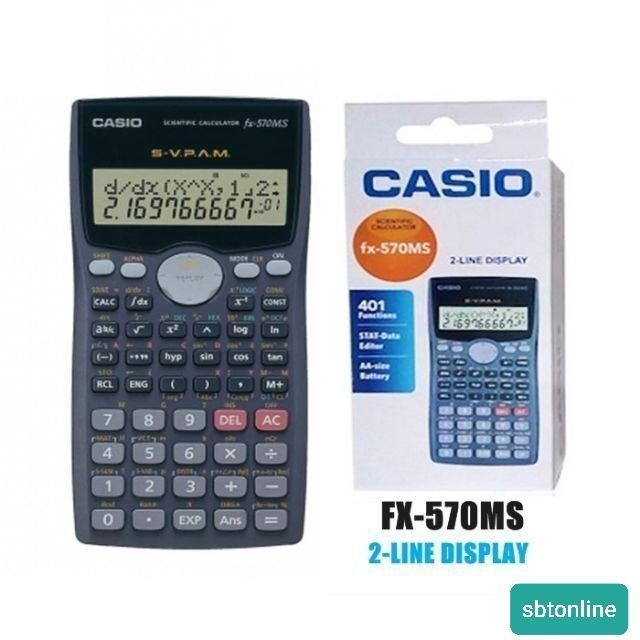 Casio FX 570MS Scientific Calculator for school and office | Shopee ...
