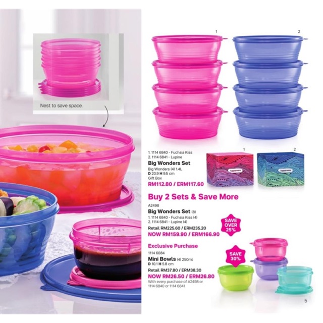 Tupperware Big Wonders Set | Shopee Malaysia