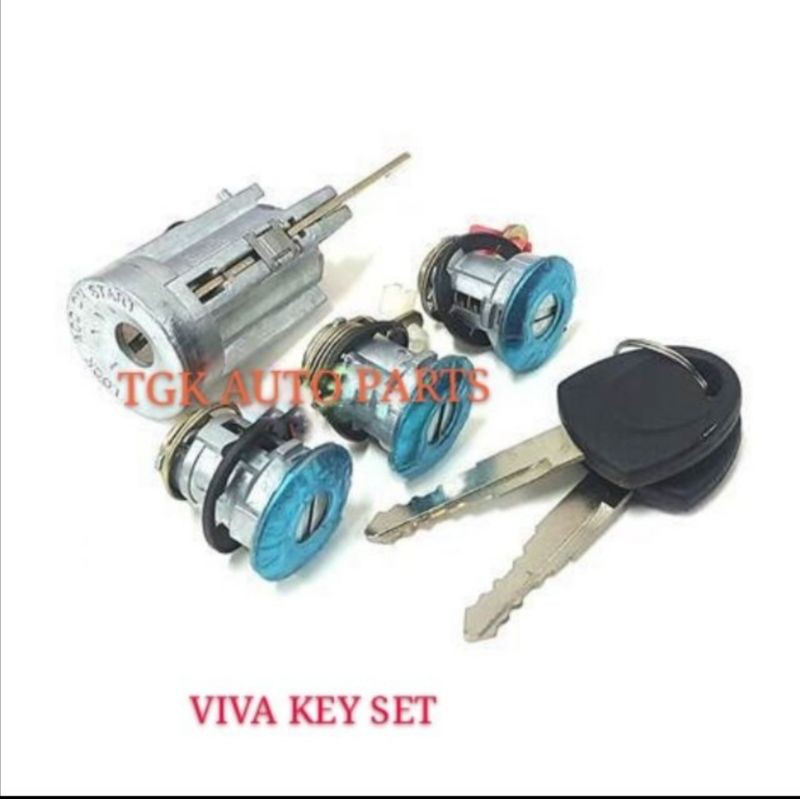 PERODUA VIVA STARTER KEY WITH DOOR KEY LOCK SET | Shopee Malaysia