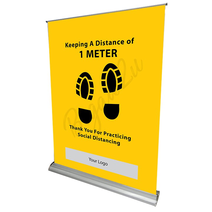 Giant Roll Screen Aluminum Roll Up Bunting Poster Stand 150cmx200cm ...