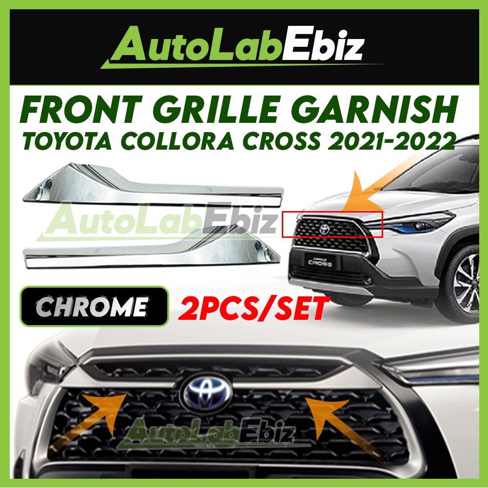 [CHROME] Toyota COROLLA CROSS 2021-2022 Front Grille Garnish UPPER ...