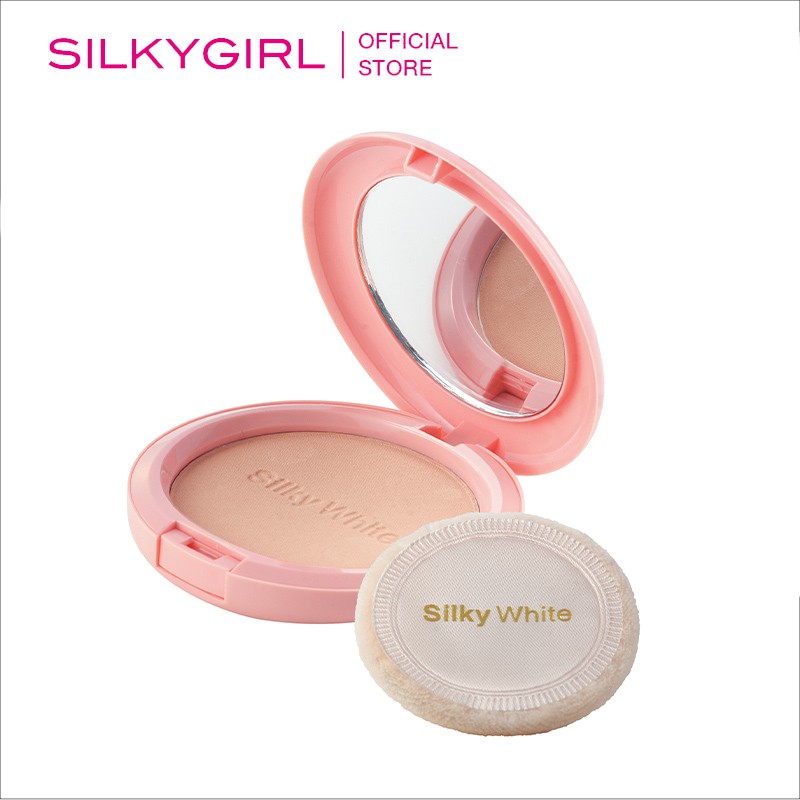 Silky White SPF 15 Pressed Powder | Shopee Malaysia