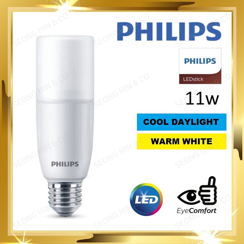PHILIPS MYCARE 7.5w 9.5w 11w LED STICK BULB / Mentol LED | Shopee Malaysia