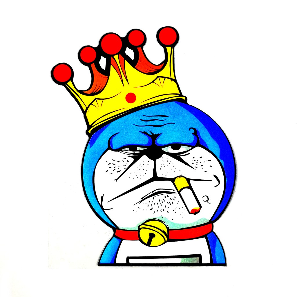 Spot Spuer Reflective Stickers Doraemon Creative Net Fun Reflective Car ...