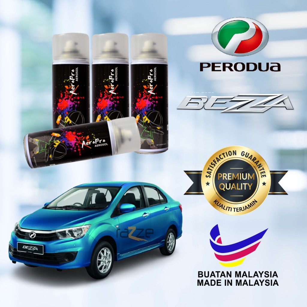 PERODUA BEZZA - Aerosol Spray Paint Original Colour Touch Up– RAZZE ...