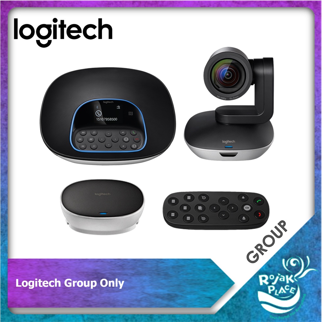 Logitech GROUP Full HD 1080p Video Conferencing & Collaboration USB ...
