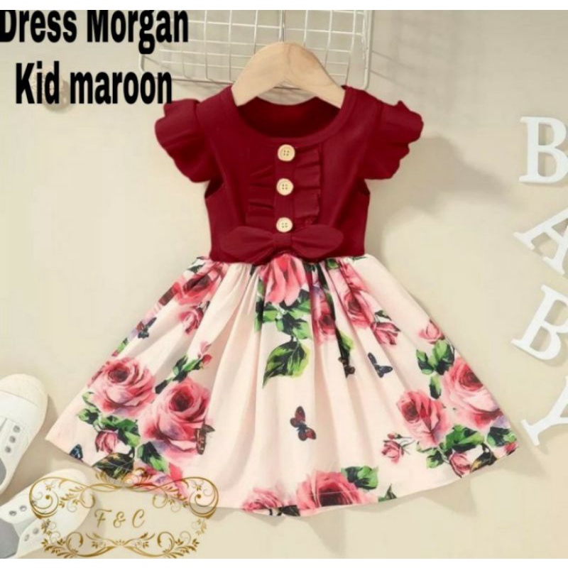Morgan Dress MORGAN Dress Girls MORGAN PRINCESS | Shopee Malaysia