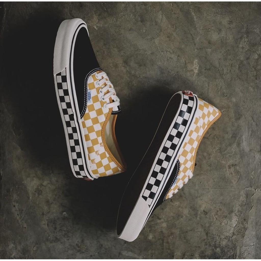 Authentic SF Checkerboard Sunflower Vans | Shopee Malaysia
