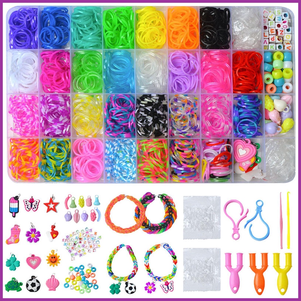 Rubber Band Bracelet Kit Loom Bracelet Making Kit for Kids Great ...