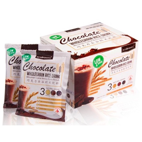 Ecobrown Chocolate Beverage (Energy / Low Sugar) 420g | Shopee Malaysia