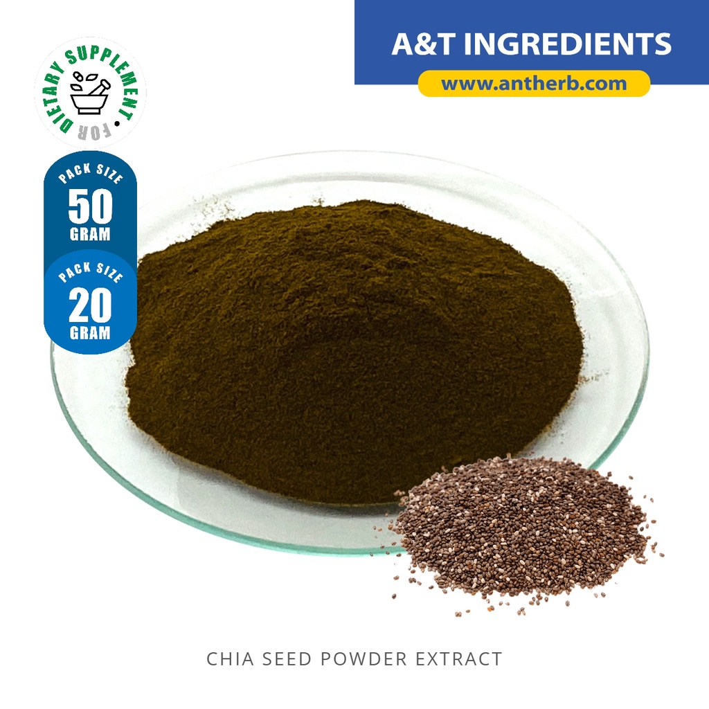 [20g/50g] Chia Seed Powder Extract / Serbuk Ekstrak Chia Seed - HALAL ...