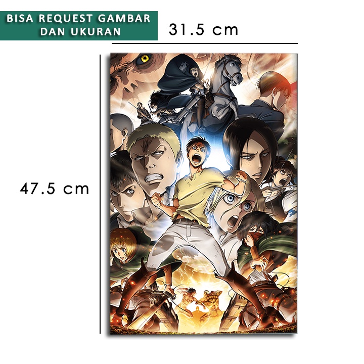 Attack On Titan Final Season Anime Poster Can Request Pictures/A3 Size ...