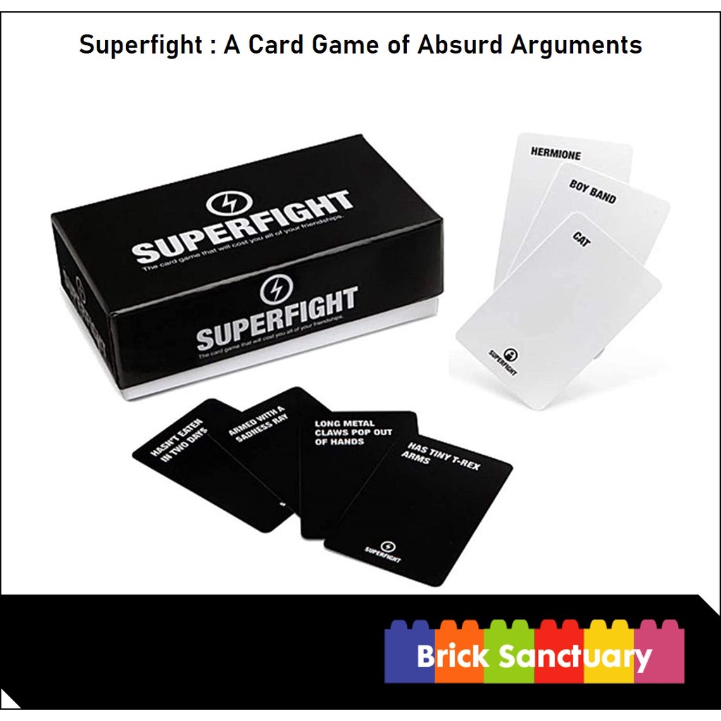 SUPERFIGHT : A Card Game of Absurd Arguments (Core Set) | Shopee Malaysia